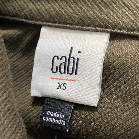 CAbi | Jackets & Coats | Cabi 42 Academy Blazer Olive Green Wren ...
